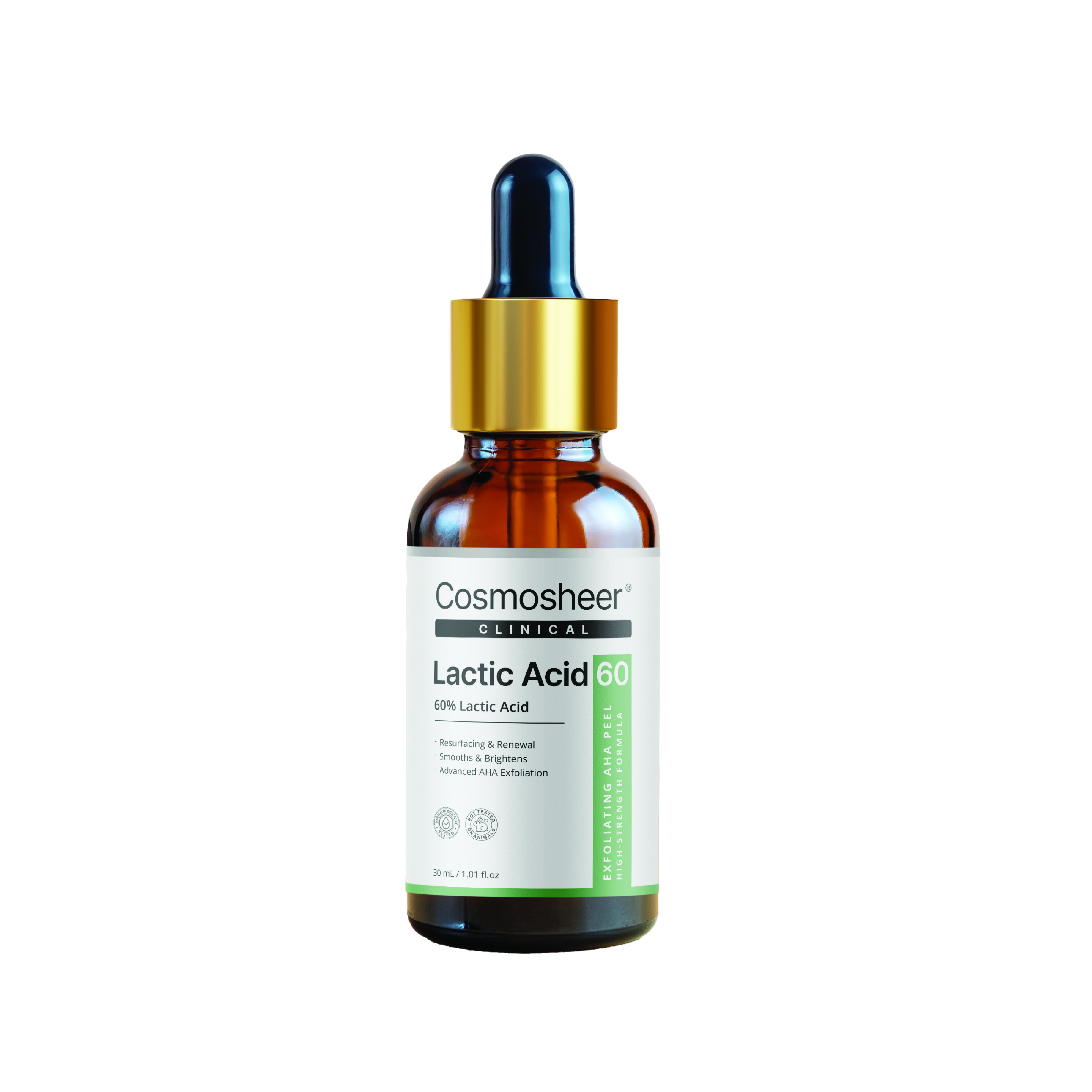 Lactic Acid- 60 Peel | Professional-Grade Dermaceutical | Cosmosheer ...